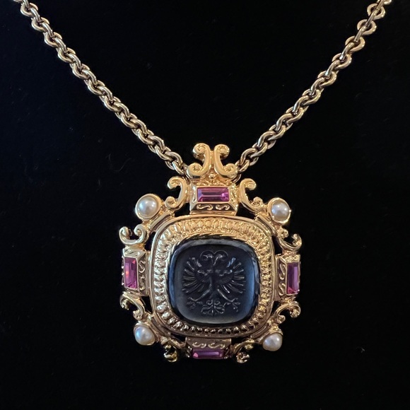 Jewelry | Vintage Princess Michaela Von Habsburg Mvh Pendant Necklace ...